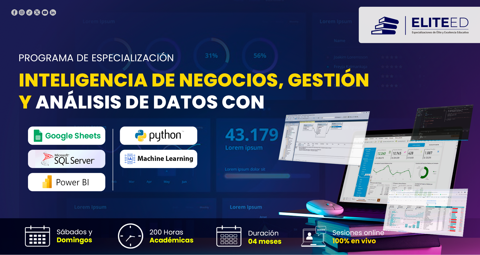 PROGRAMA DE ESPECIALIZACIÓN EN INTELIGENCIA DE NEGOCIOS, GESTIÓN Y ...